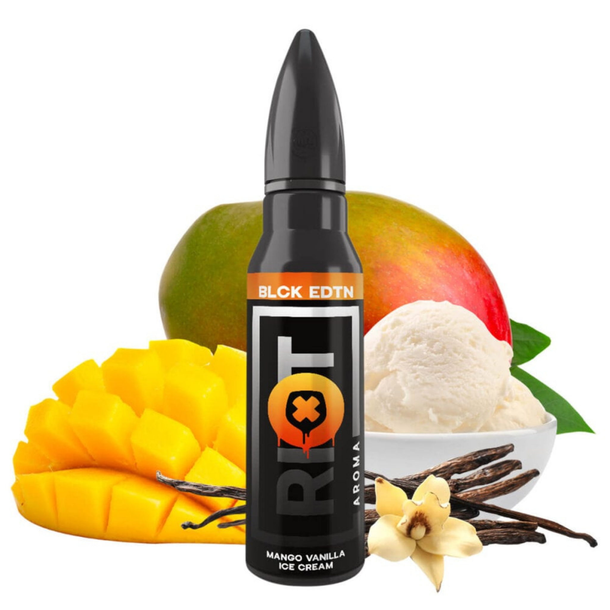 🍦 Riot Squad BLCK EDTN – Mango Vanilla Ice Cream Aroma 5 ml | Cremig ...